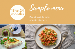 Sample weekly menu for babies from 18 to 24 months old - Cooking Baby Food